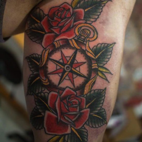 120 Best Compass Tattoos for Men | Improb