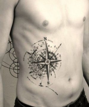120 Best Compass Tattoos for Men | Improb