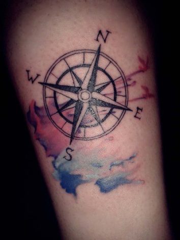 120 Best Compass Tattoos for Men | Improb