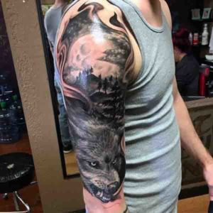 The 85 Best Wolf Tattoos for Men | Improb