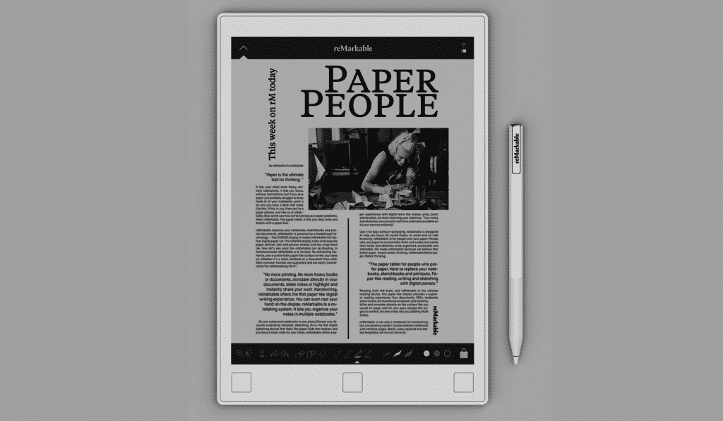 Remarkable Paper Tablet | Improb