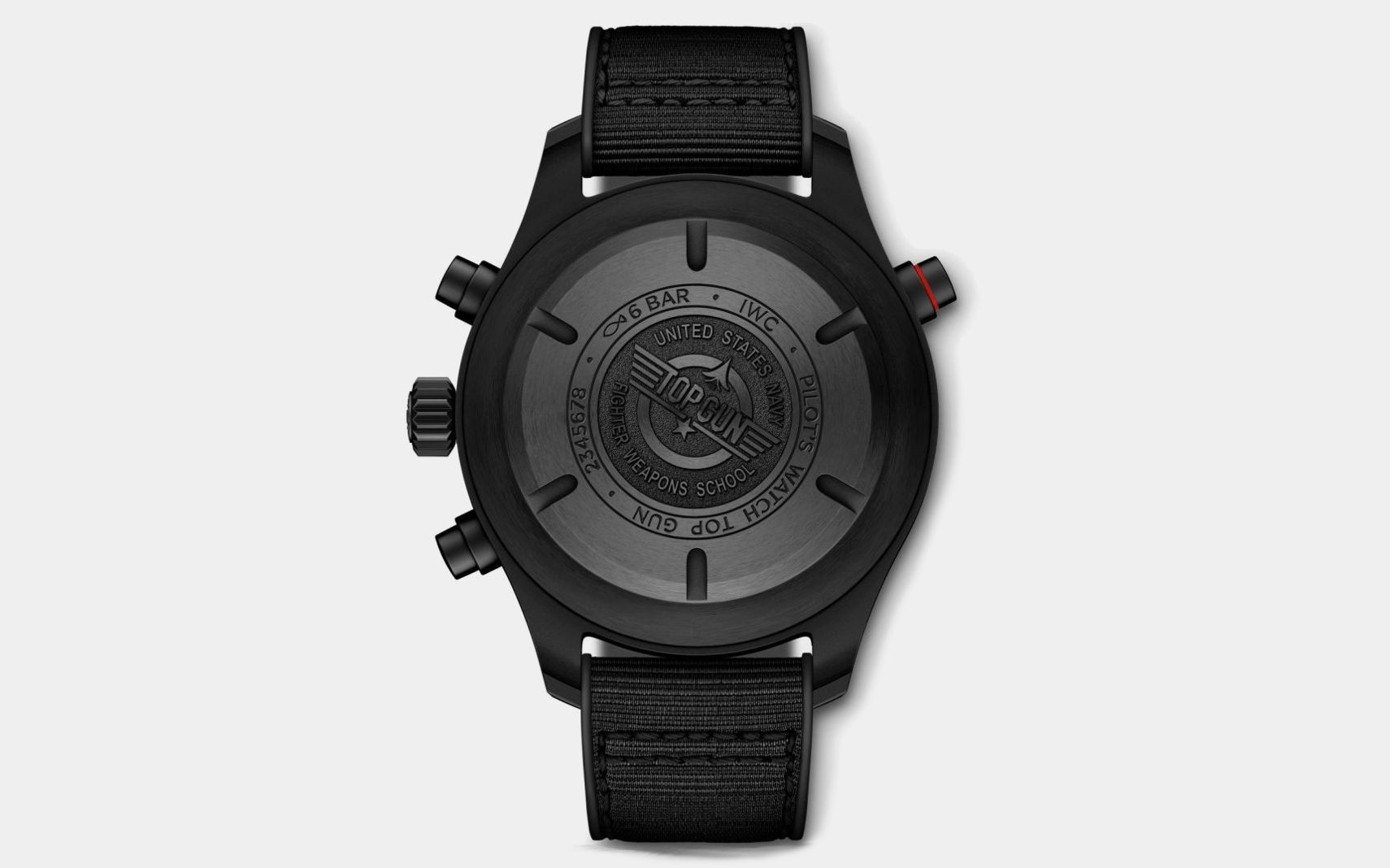 IWC Pilot’s Double Chronograph Top Gun Ceratanium Watch | Improb