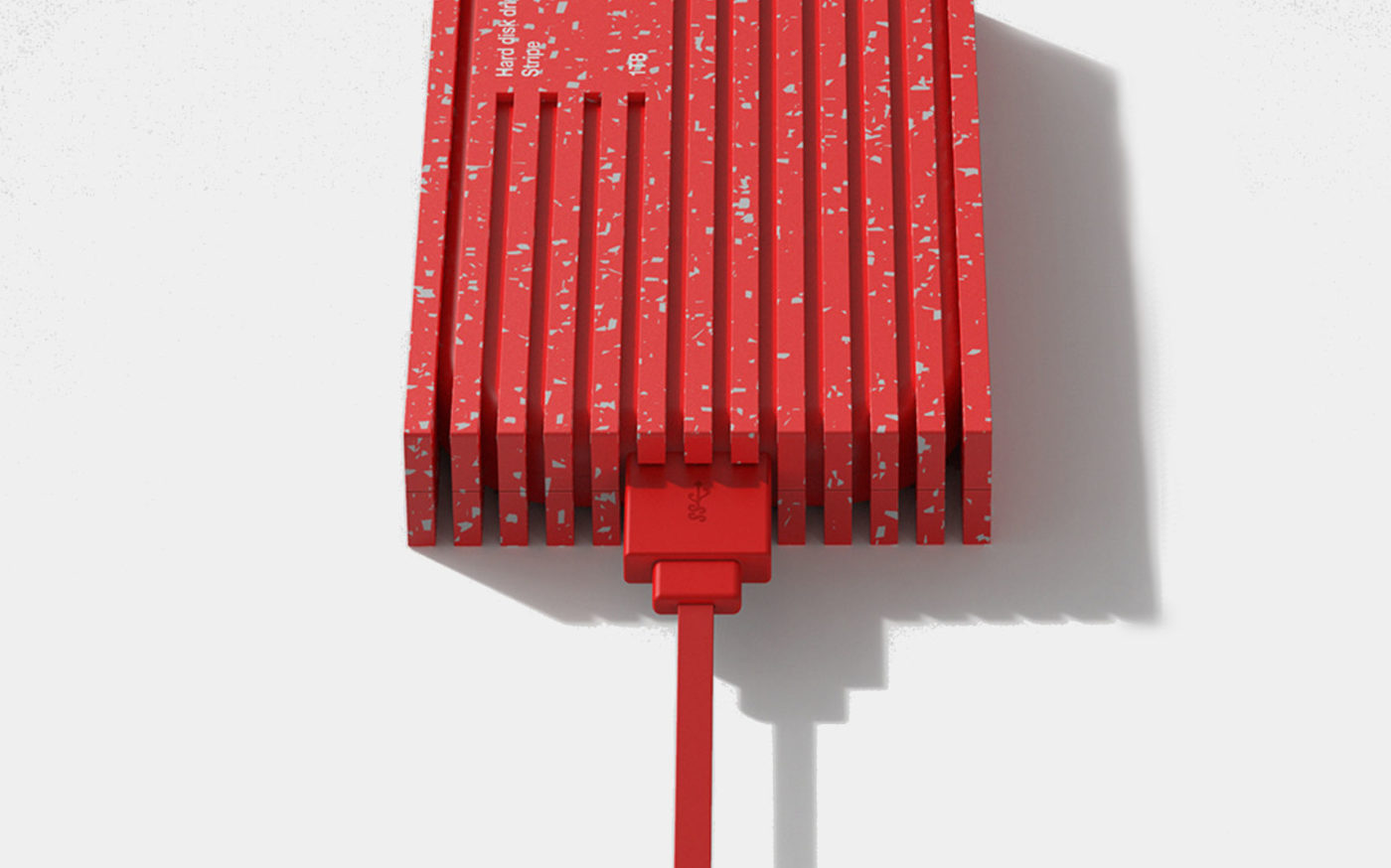 Stripe Rugged Portable Hard Drive | Improb