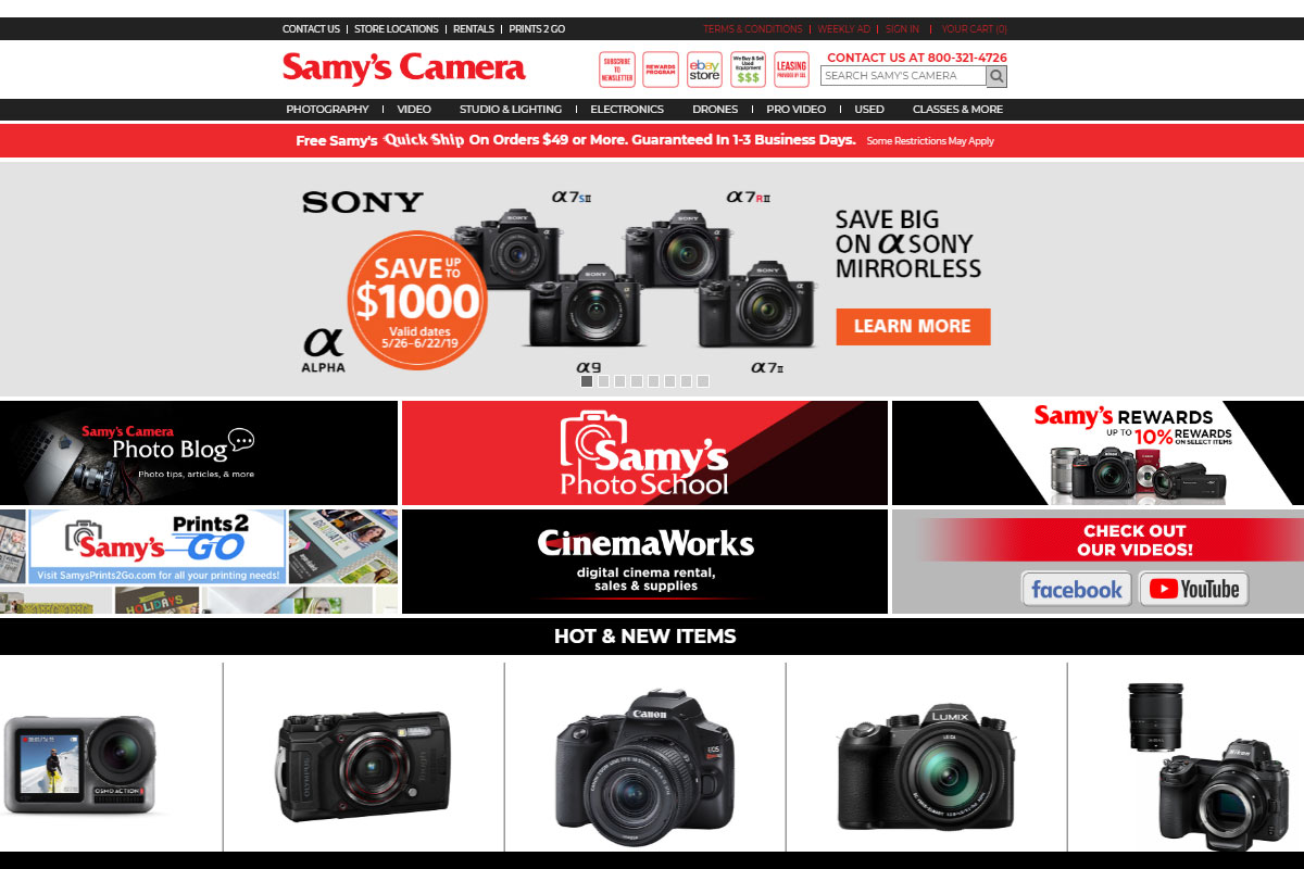The 12 Best Online Camera Stores | Improb