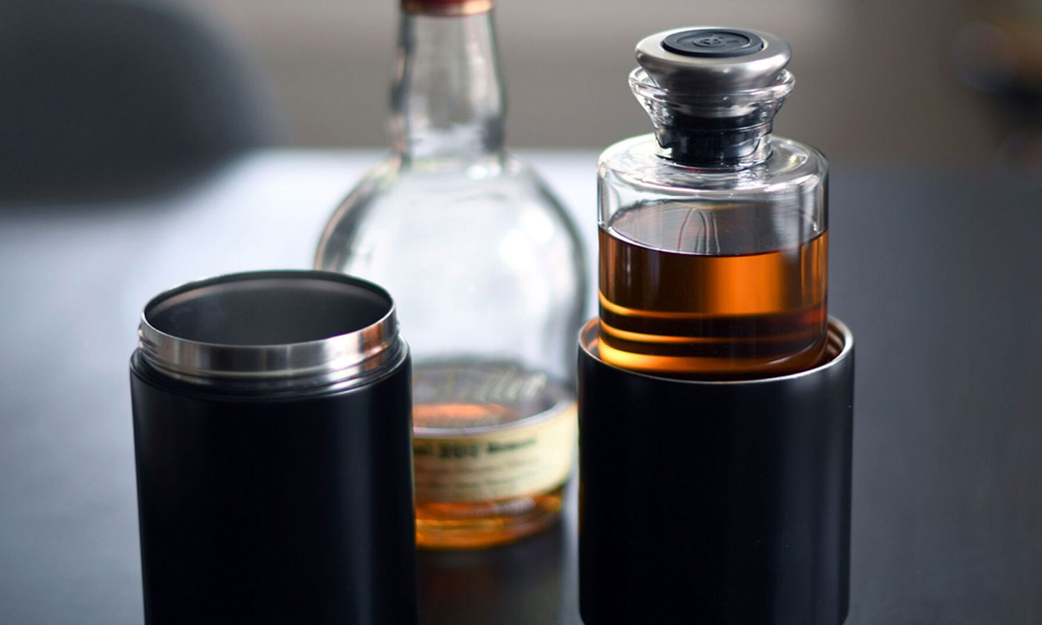 A Worthy Vessel for Fine Liquor—Age and Ore Travel Decanter | Improb