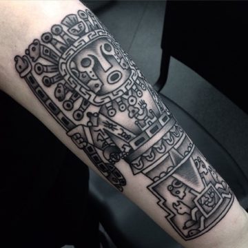 The 85 Best Aztec Tattoos for Men | Improb