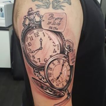 The 85 Best Clock Tattoos for Men | Improb