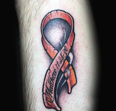 The 80 Best Cancer Ribbon Tattoos for Men | Improb