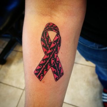 The 80 Best Cancer Ribbon Tattoos for Men | Improb