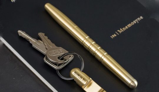 Machine Era Brass Pen: Heirloom, Swiss-Turned EDC - Improb